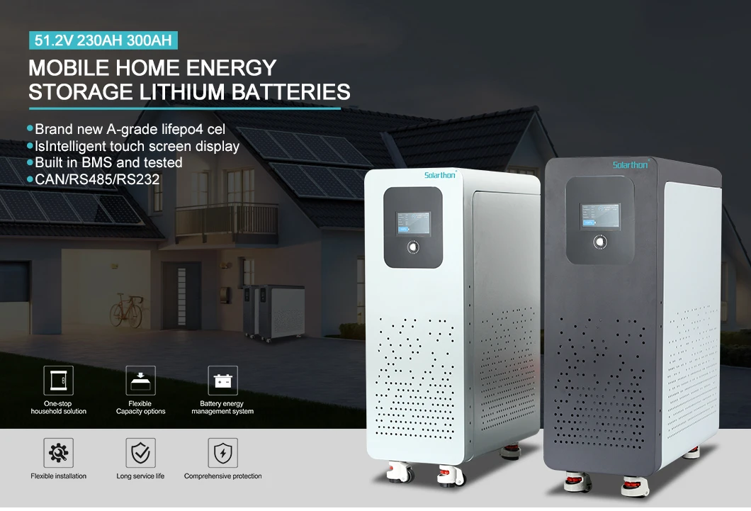 Lifepo4 Powerwall Lithium Solar Battery 48v 230ah 300ah 5kwh Household ...