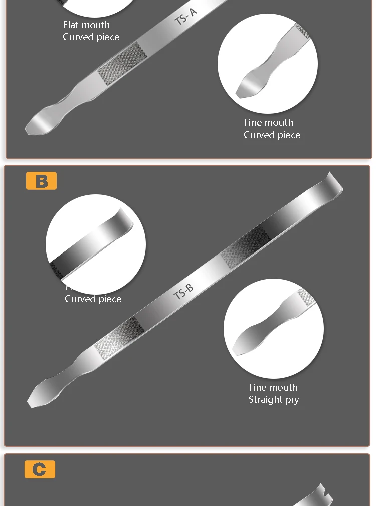 4 in 1 Precision Crowbar Tool Set Multifunctional Repair Tools Metal ...
