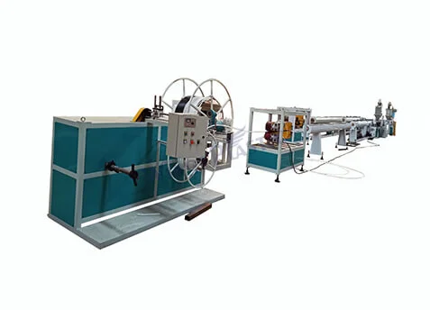Pe Cod Fiber Optic Cable Sheathing Tube Production Line Spiral Pipe ...