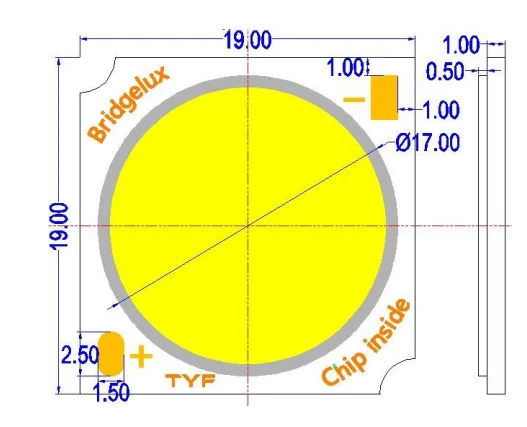 36W High Reliability COB LED Light Source Electronic Component RGB ...