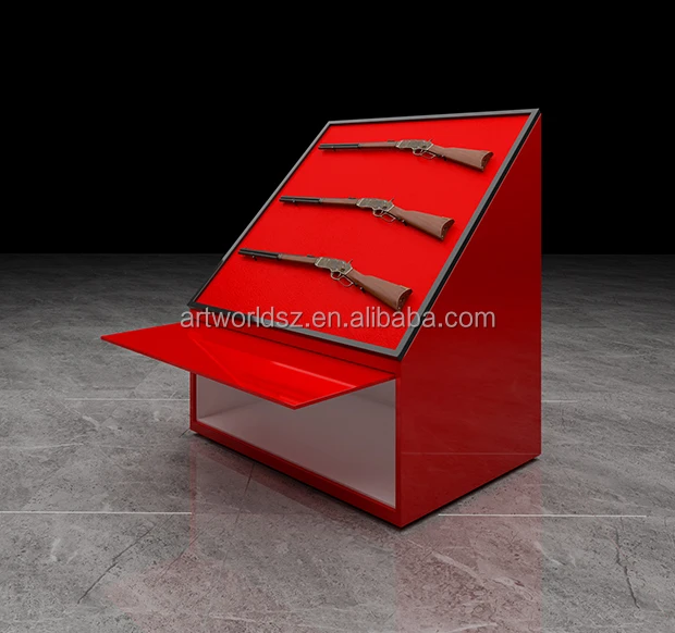 Custom Colors Wood Hunting Retail Store Display Counter