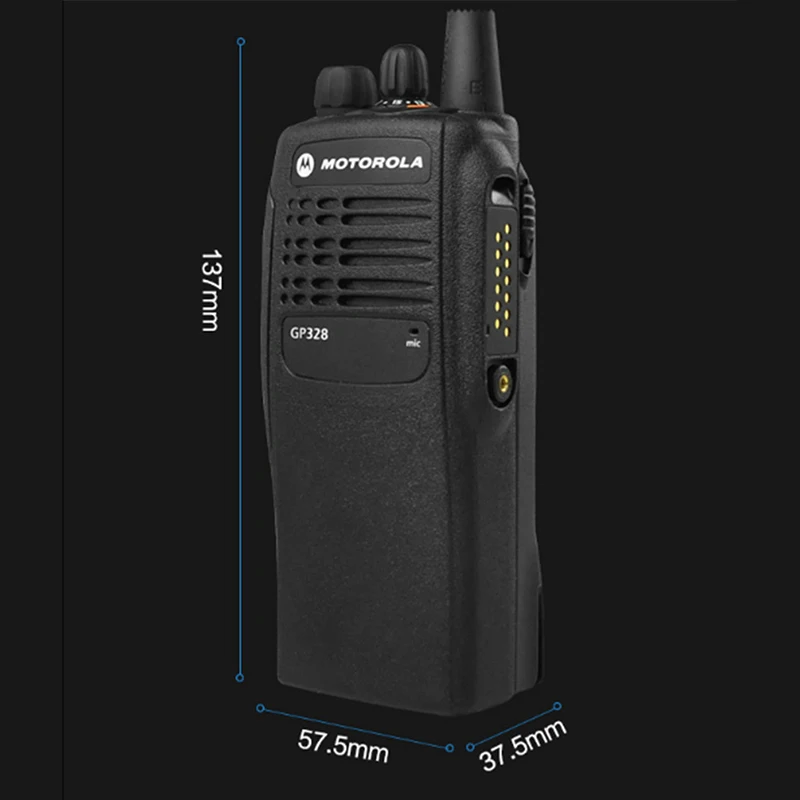Professional Gp340 Custom Brand Long Range Walkie Talkie Transceivers Vhf Uhf Gp328 Two Way ...