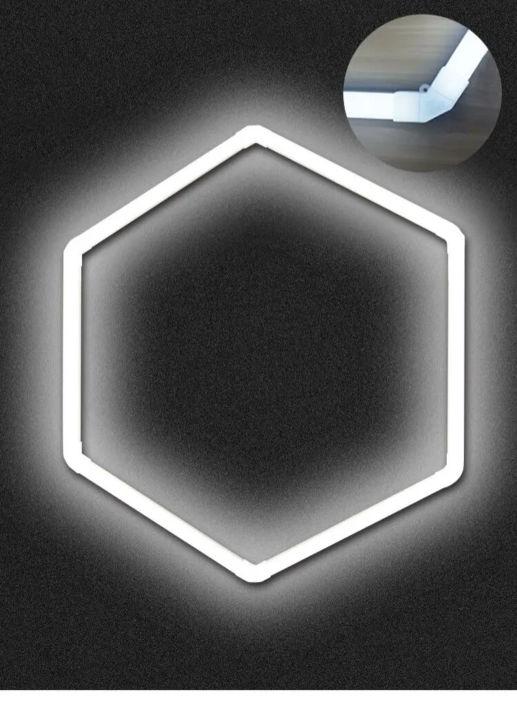 Hexagonal LED Garage Lights - Efficient Lighting Solutions