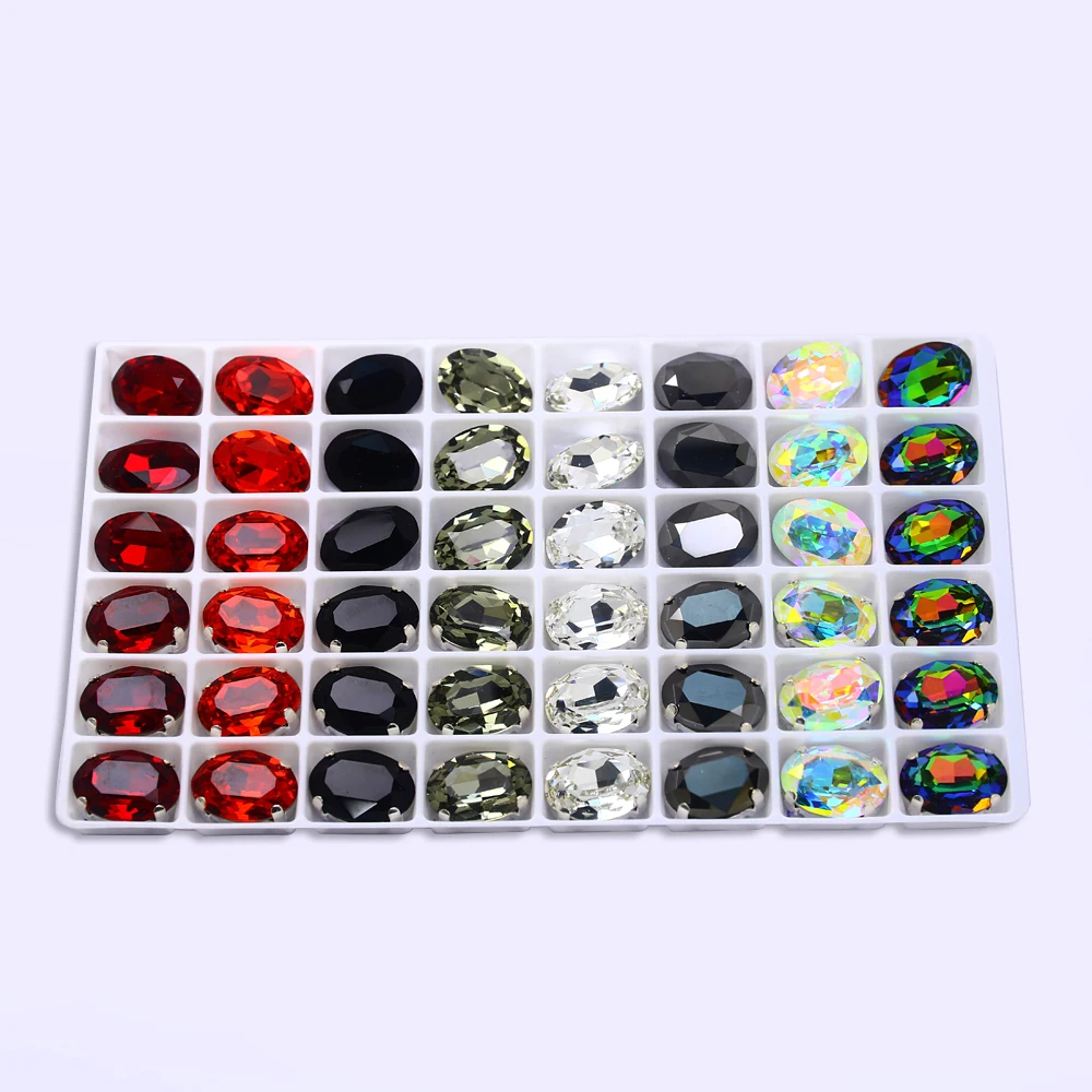 Dongzhou Oval Rhinestones - Crystal for Jewelry Making