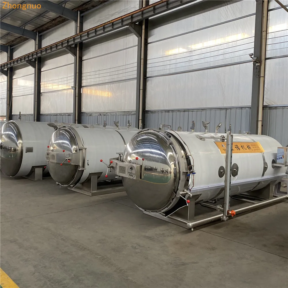 Steam Automatic Autoclave Sterilization Retort Machine for Canned Food ...