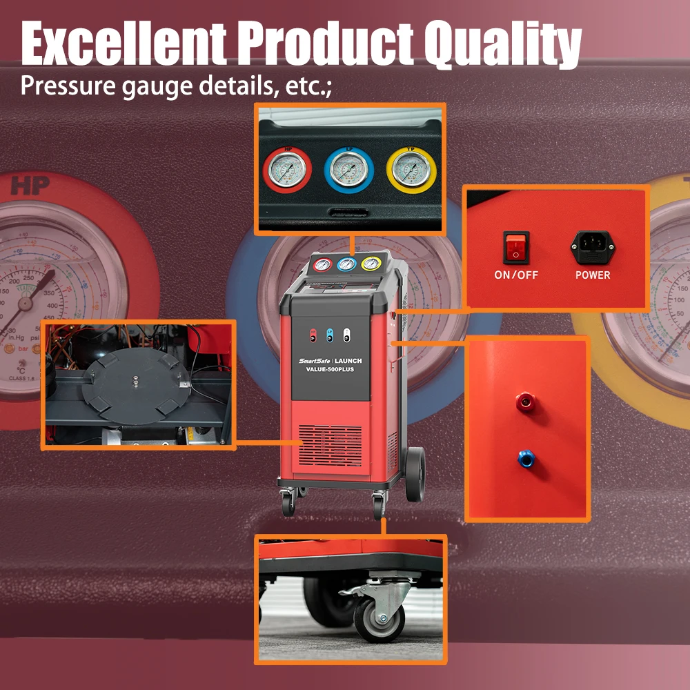 Automatic Launch Refrigerant Charge Machine for Mercedes Benz E Class