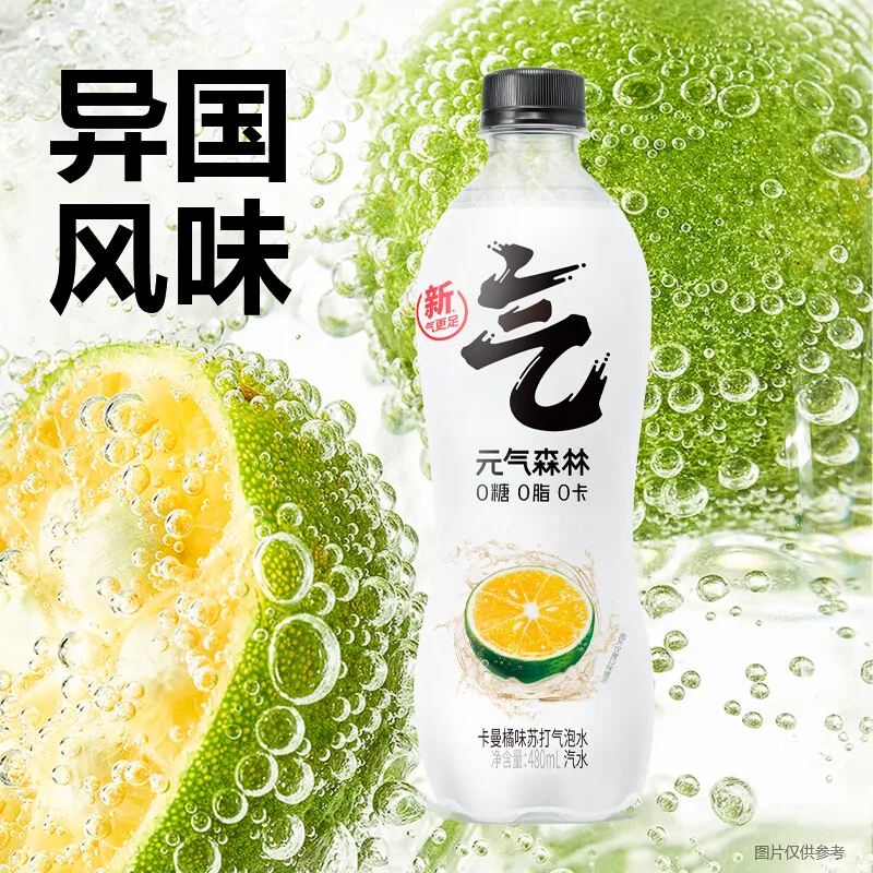 Genki Forest Sparkling Water Soda Drinks 480ml Grape Flavour - Buy ...