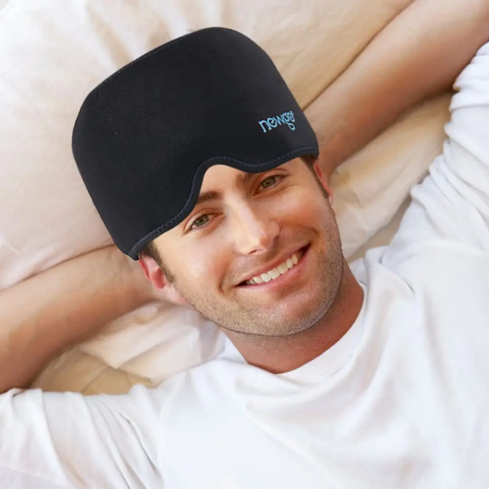 Pakcare Migraine Relief Hat - Reusable Gel Head Ice Pack