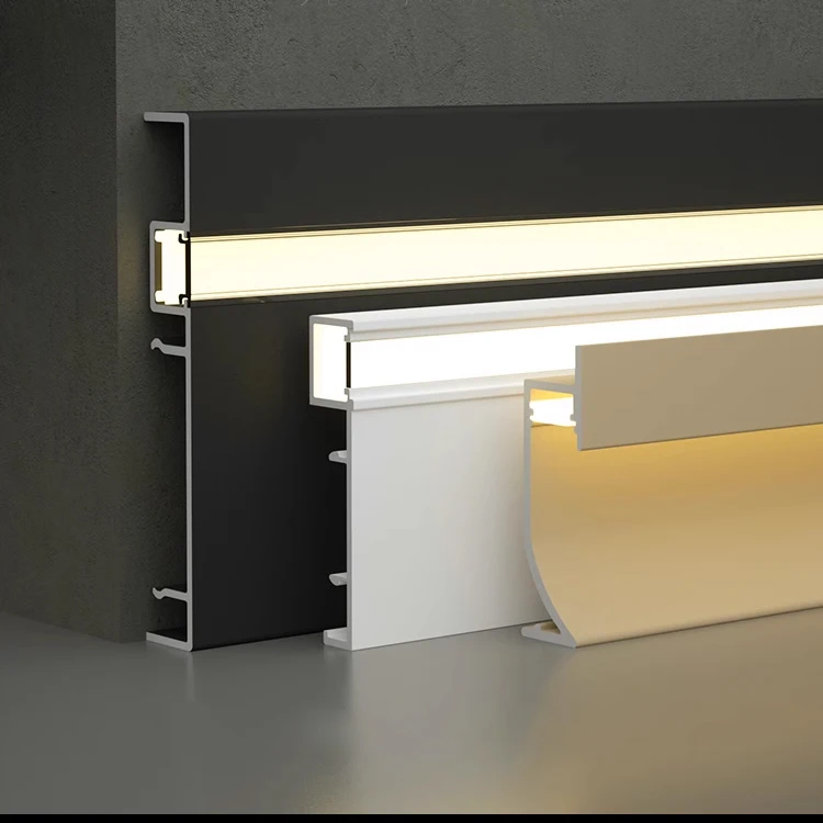 LED Illuminated Aluminum Skirting Board - Modernize Interiors
