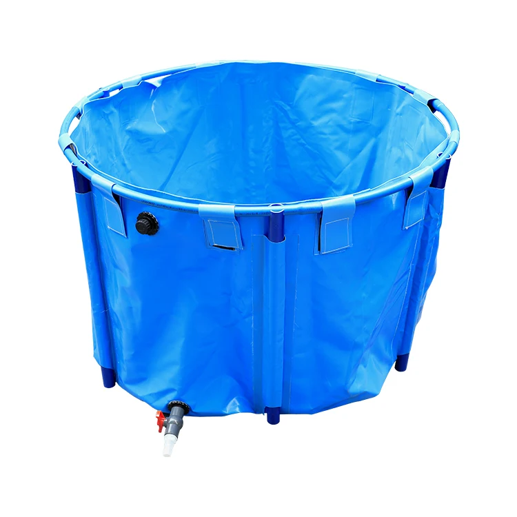 PVC Mobile Foldable Easy-to-Assemble Fish Pond for Aquaculture ODM
