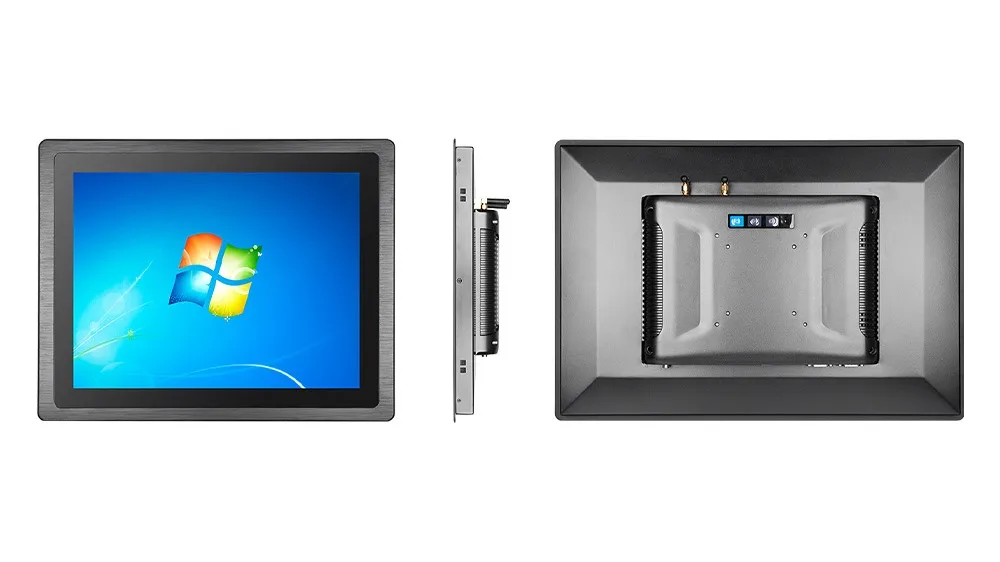 17" Fanless Embedded J1900 Industrial Computer Ip65 Front Waterproof ...