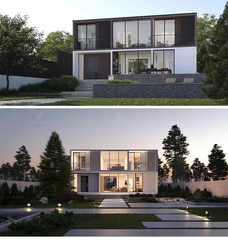 Luxury 2 Storey Modular Prefab House 180sqm - Fast Build