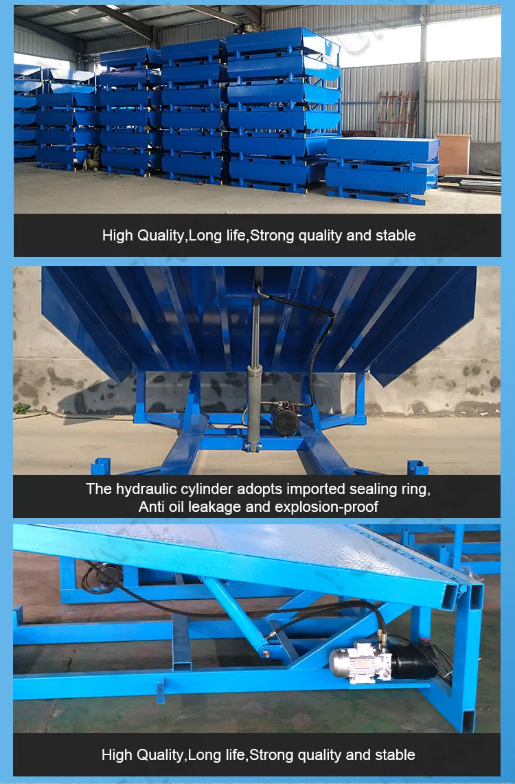 Warehouse Steel Fixed Loading Leveler Dock Ramp Hydraulic Container ...
