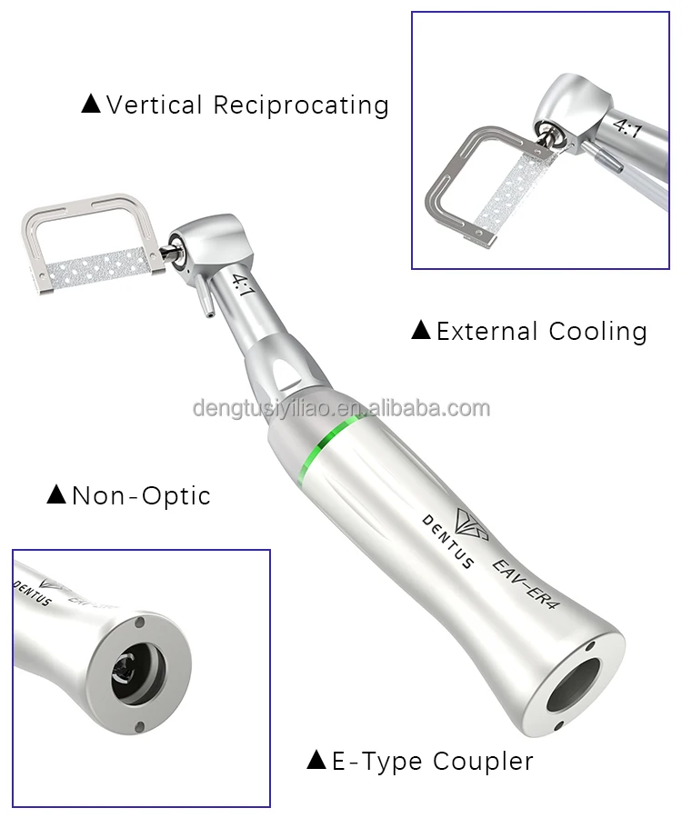 4:1 Eva-er4m External Cooling Dental Vertical Reciprocating Contra ...