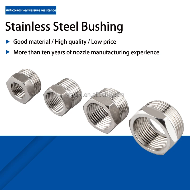 Stainless Steel Threaded Bushing - Reliable Pipe Fitting