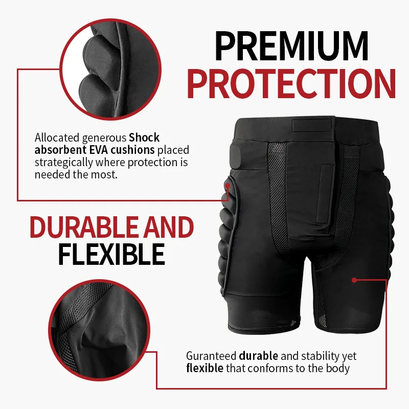 Wholesale Price Butt Padded Hip Protection Snowboard Ski Tailbone ...