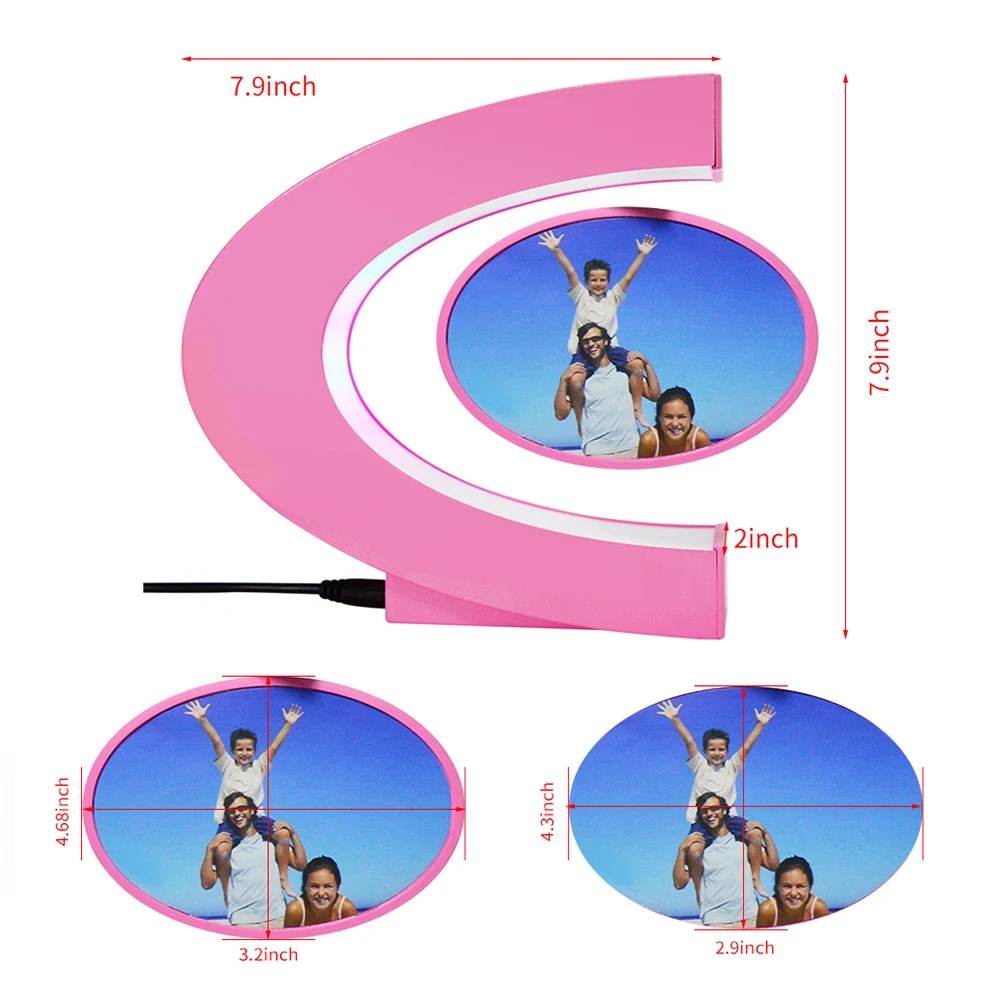 Customized Art Rotation Floating Frames With Magnet,Display Pictures ...
