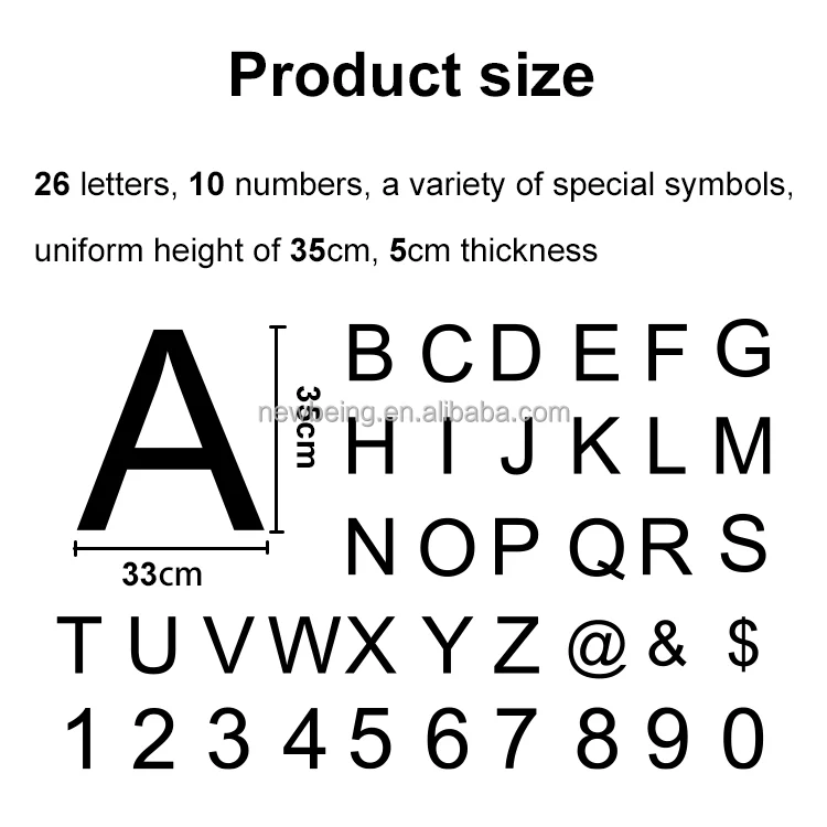 Customized Acrylic Display - Fillable Acrylic Letters