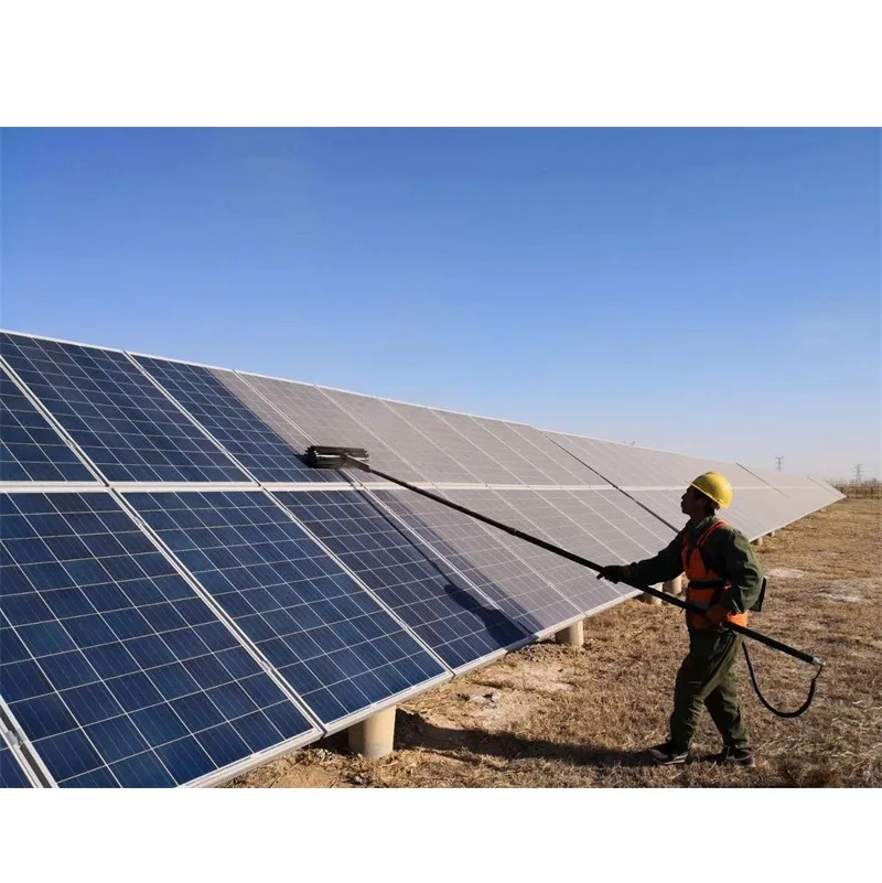 Solar Photovoltaic Panel Cleaning Brush - 7.2M Telescopic