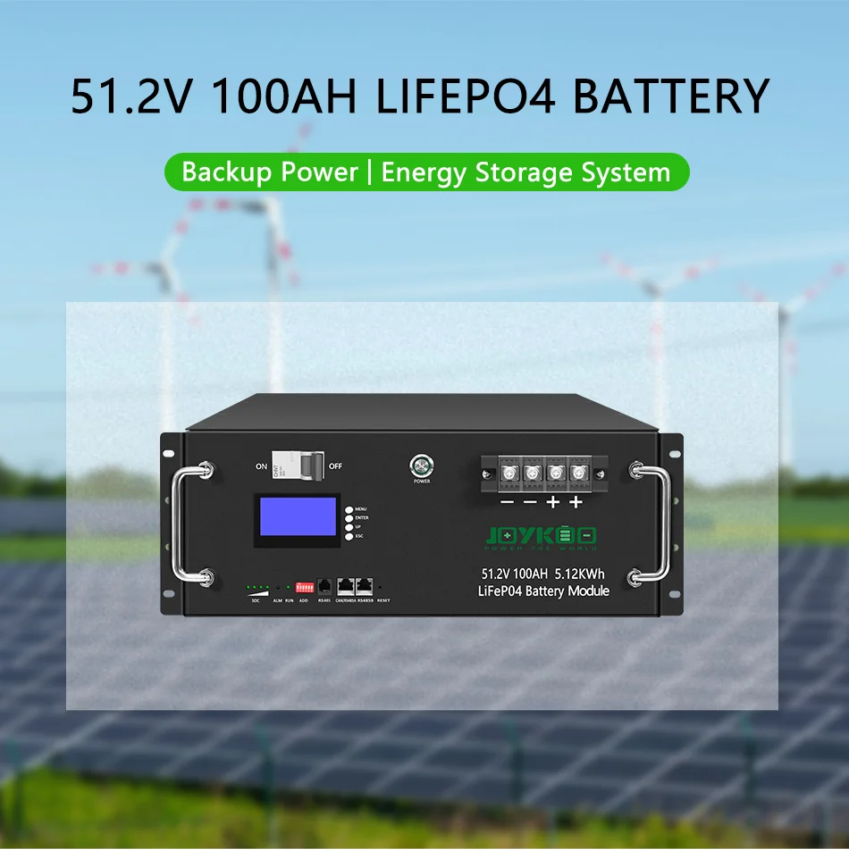 51.2V 100ah Server Rack Lithium-Ion LFP Battery Pack 5kwh
