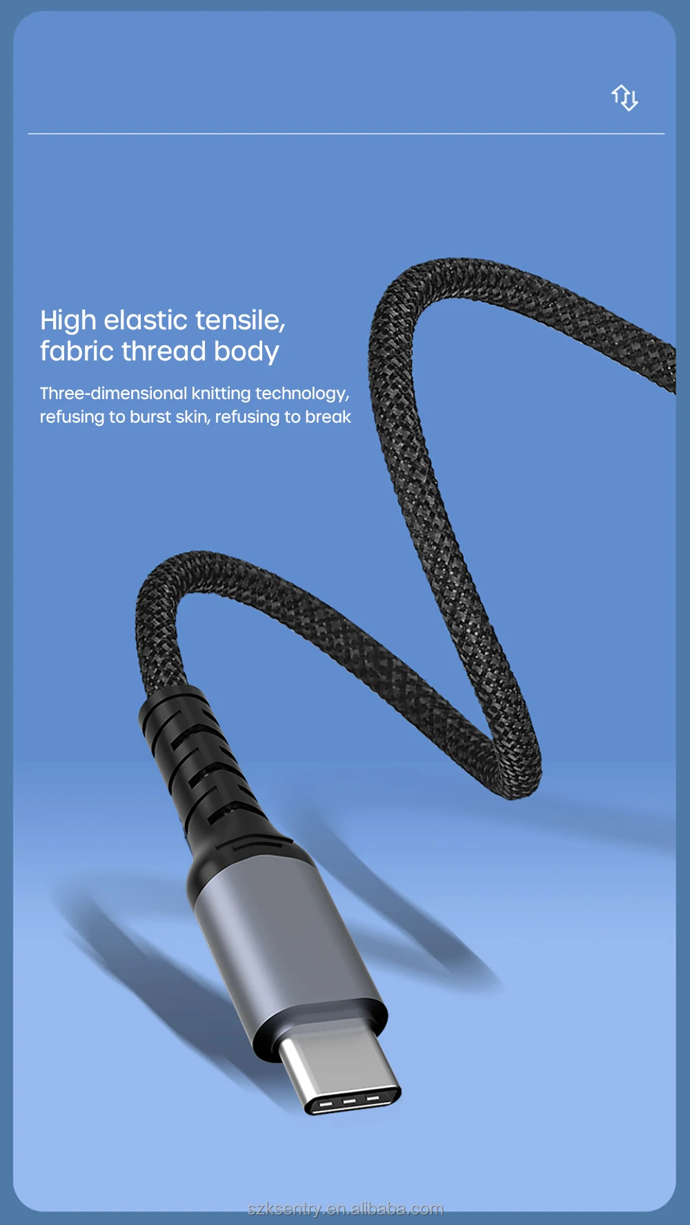 60W Magnetic Type-C USB Cable - Fast Charging & Data Transfer