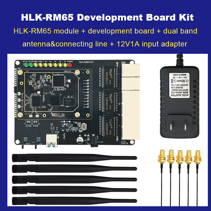 Hi-link Wifi6 Ax3000 Mt7981b+mt7976c+mt7531a Dual Band 2.4g&5.8g Hlk ...