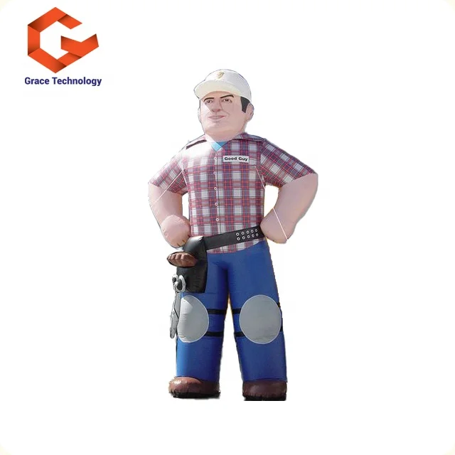 Customized Giant Custom Inflatable Construction Worker/advertising ...