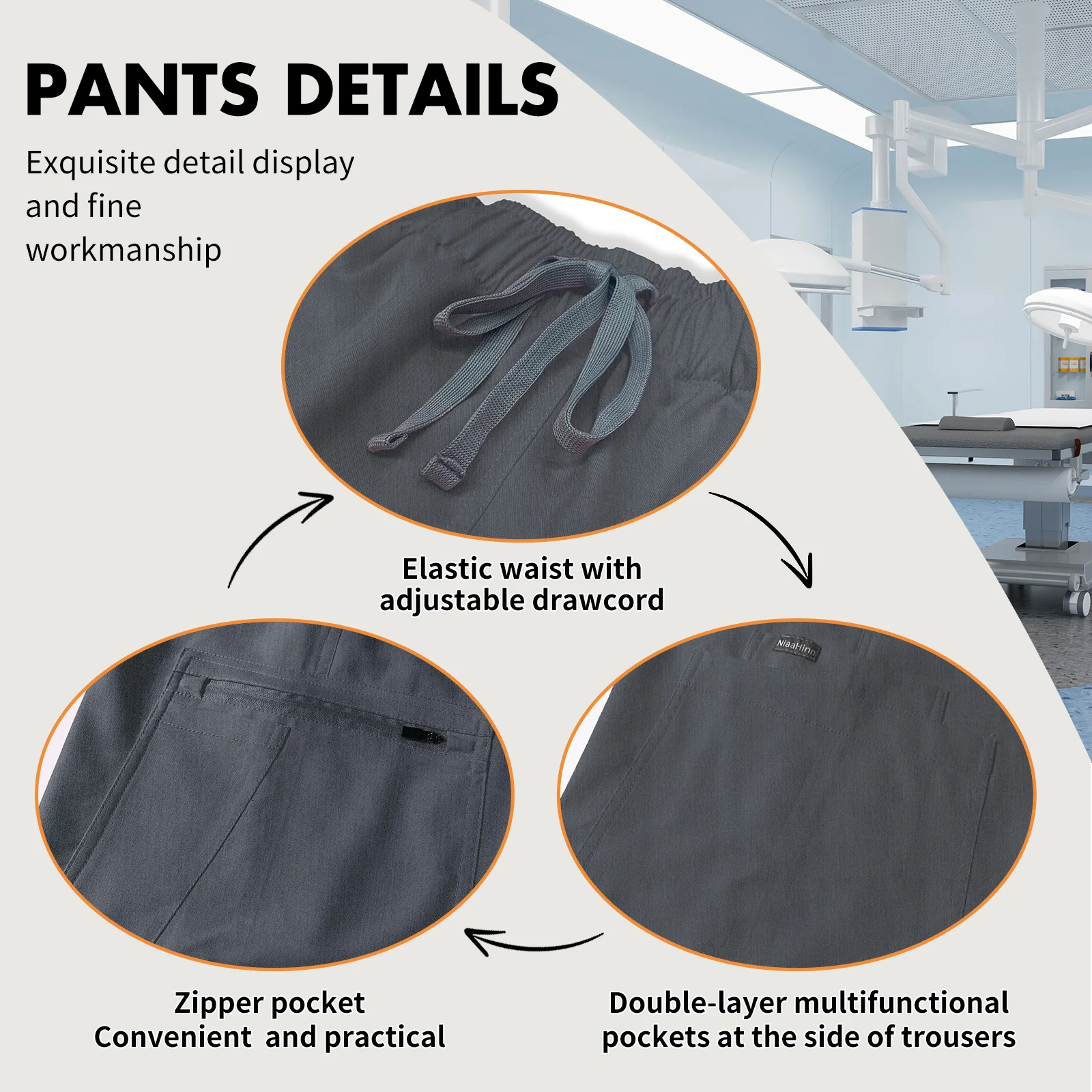 VIAOLI Scrubs Uniforms Sets - Fashionable & Functional