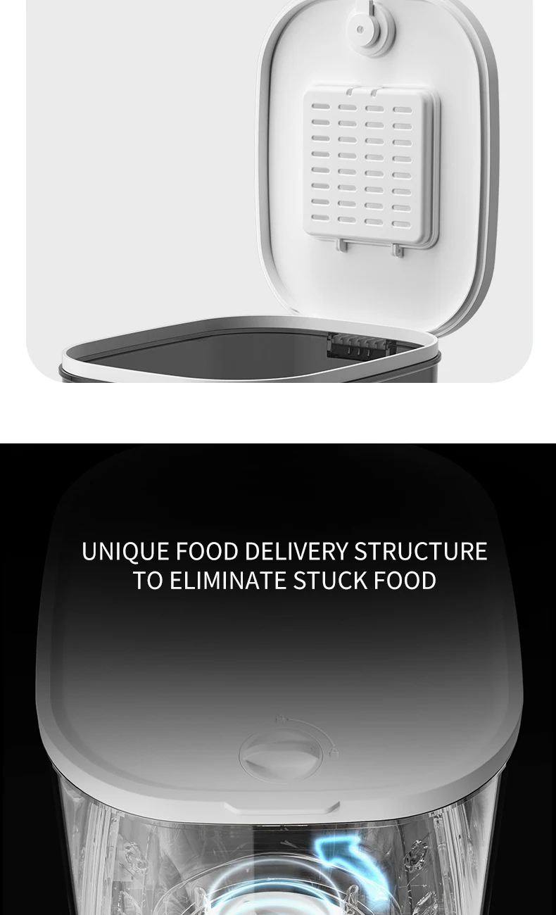 Automatic Pet Feeder Camera 6l Auto Camera Pet Dry Food Feeder Dog Cat ...