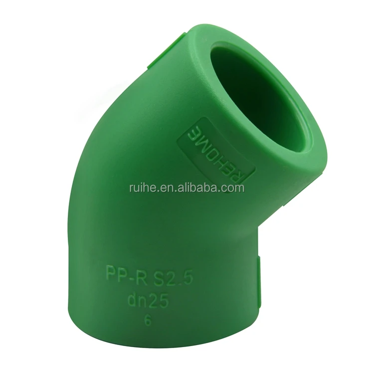 Heat Resistant Ppr Pipe Fittings 90 Reducing Elbow Ppr 32mm - Buy Ppr ...