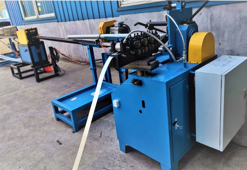 Corrugated Elbow Post Tension Pipe Duct Forming Machine Corrugation Air ...