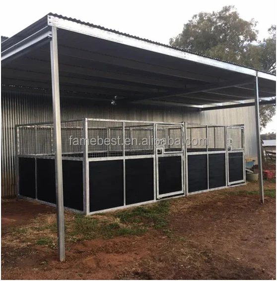 Prefabricated Steel Structure Horse Stall,Design Steel Buildings Metal ...