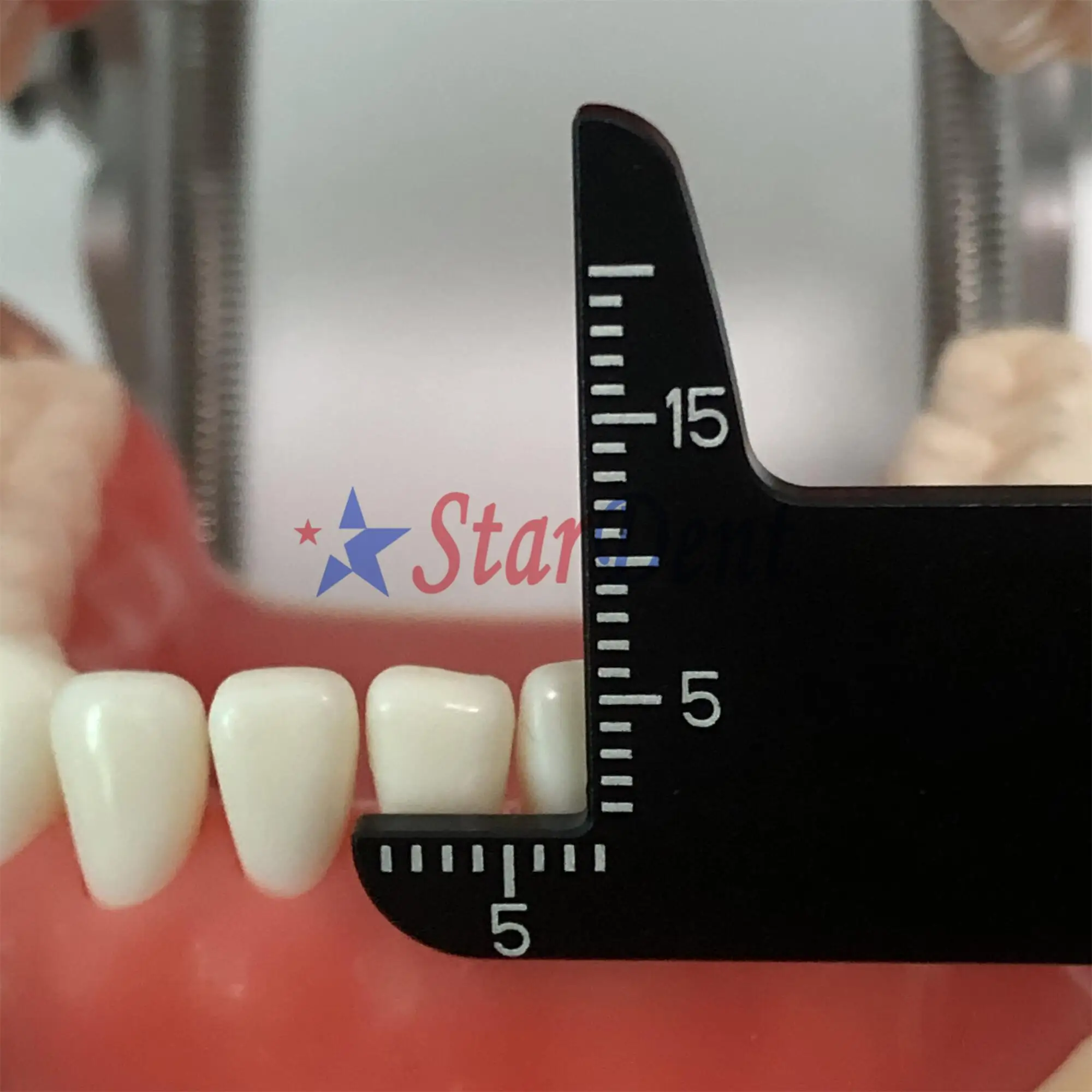 Measure Dental Ruler Accurately Metal Dental Precision Measuring Ruler ...