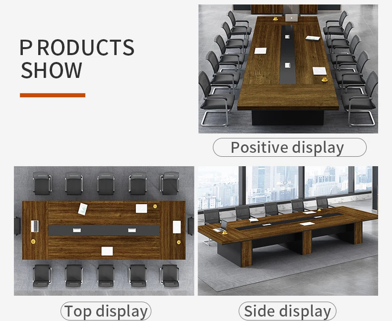10 Seater Conference Table Solid Wood Office Meeting Tables Conference ...