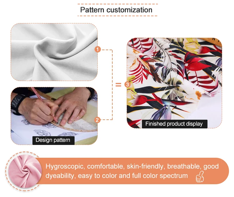 Plain Dyed 100% Polyester Shiny Printed Linen Bird Of Paradise Rayon ...