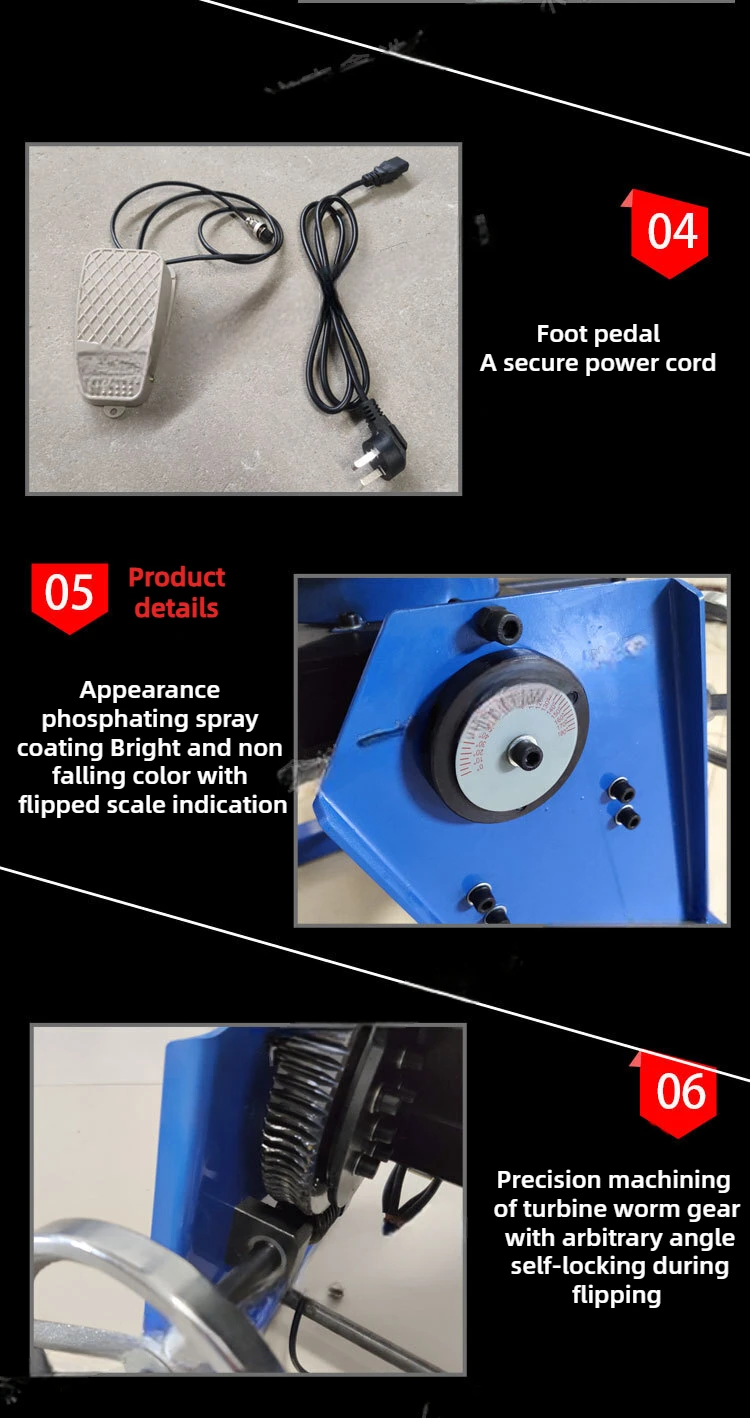 50kg 100kg Welding Rotary Table, Rotating Welding Positioner with ...