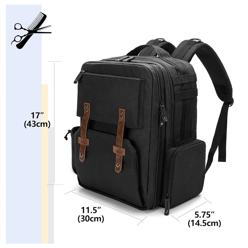 Barber Tool Bag - Professional Large Capacity Barber Backpack