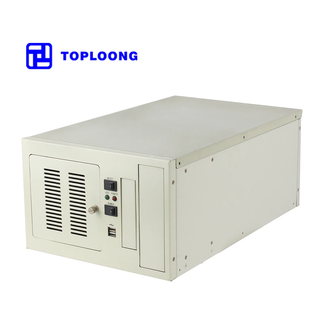 Toploong Ipc Wall Mount Computer Case Empty Server Chassis Support 6 ...