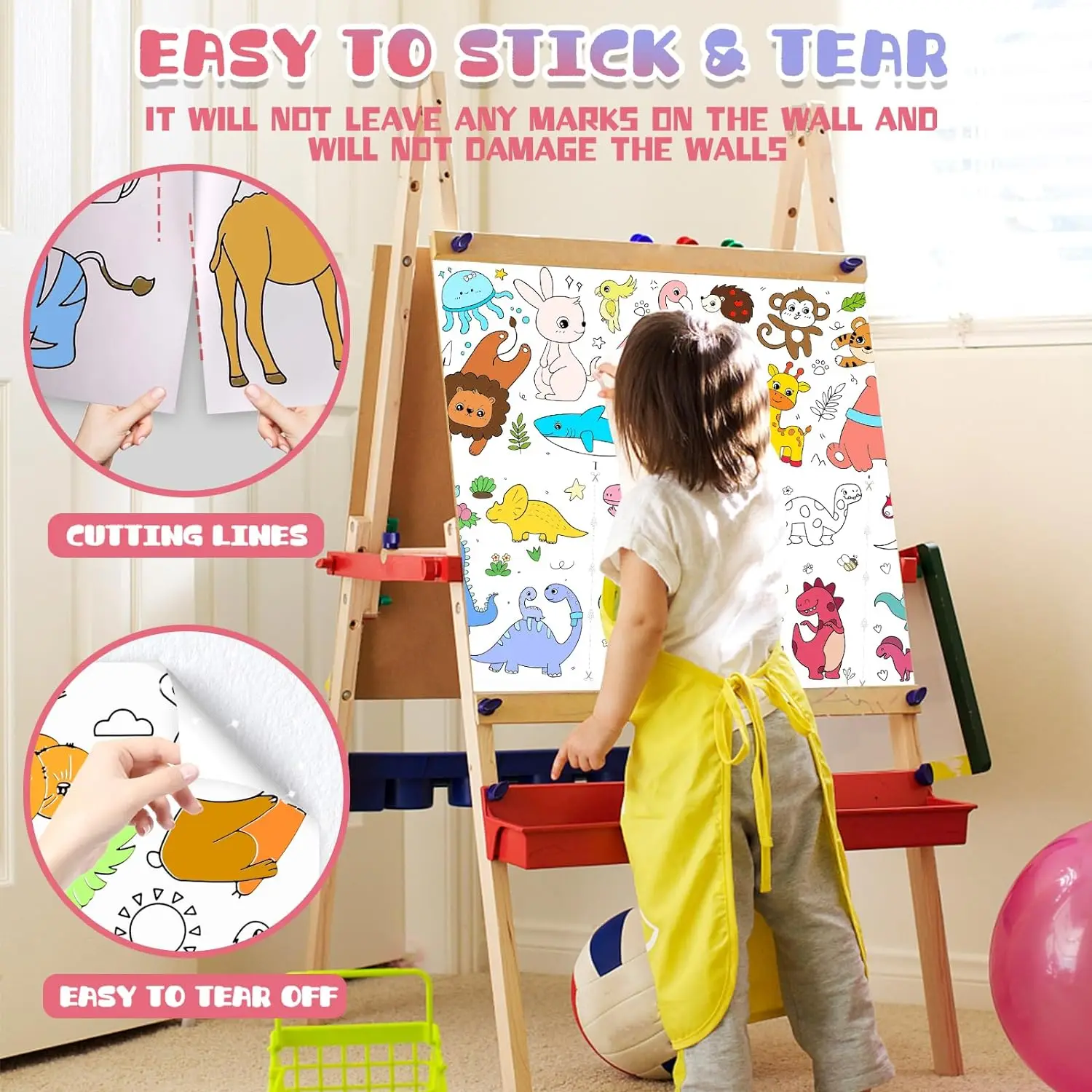 Children's Drawing Roll - Fun and Educational DIY Paper