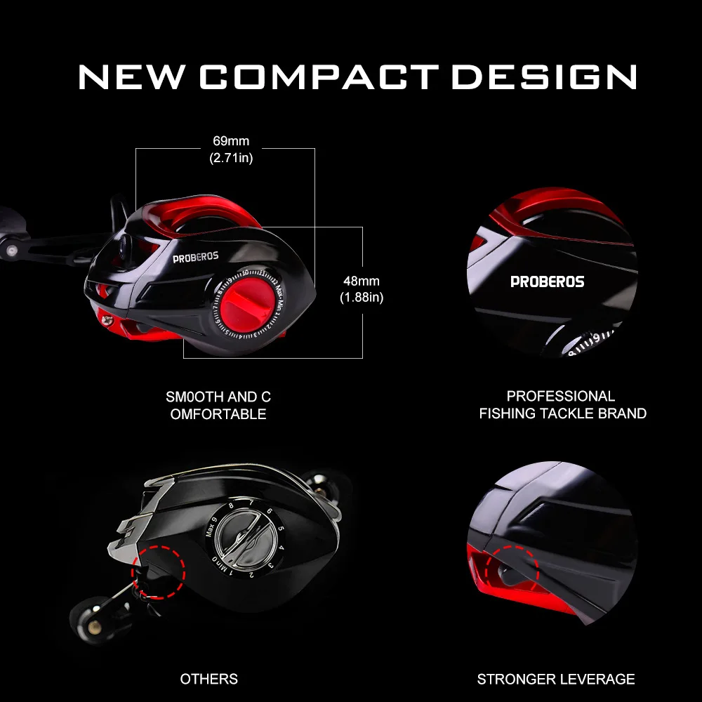 Bfs Ryobi Reinforced Cnc Wire Spool Casting Round Speed Drag Magnetic ...