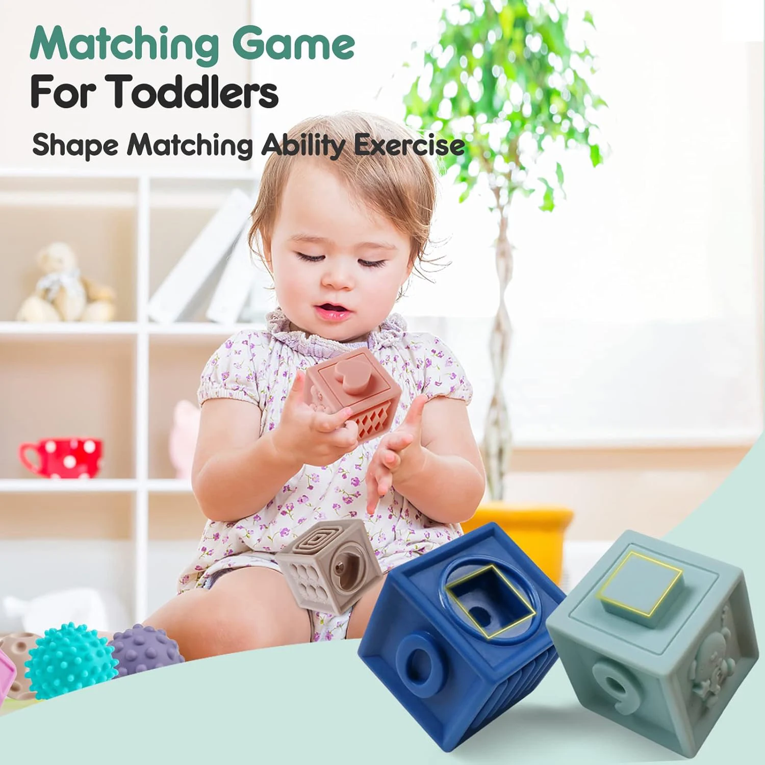 Infant Sensory Toys Pressure Relieving Teething Squeeze BPA Free ...