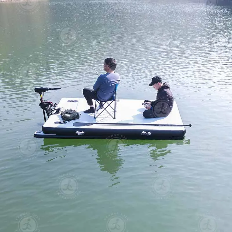 New Design Outdoor Floating Inflatable Swimming Platform Dock ...