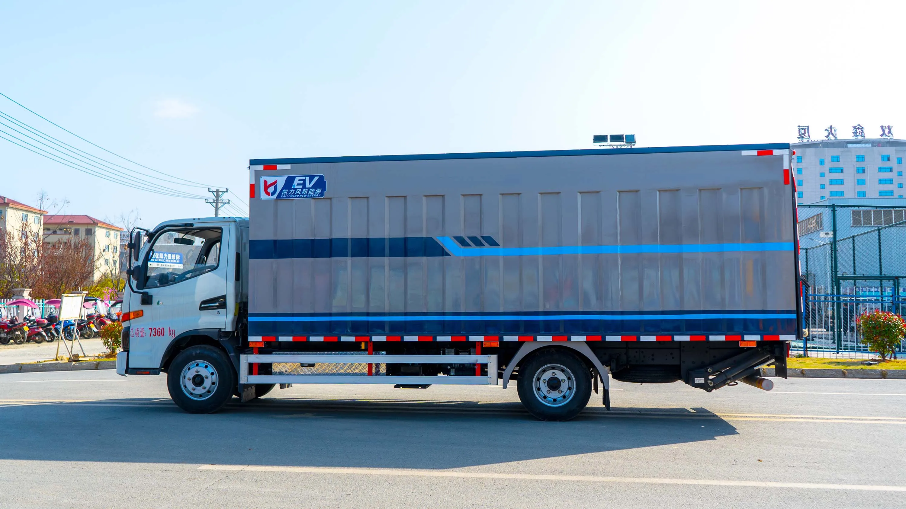 Jac Pure Electric Closed Barrel Garbage Truck For Sale New Energy ...