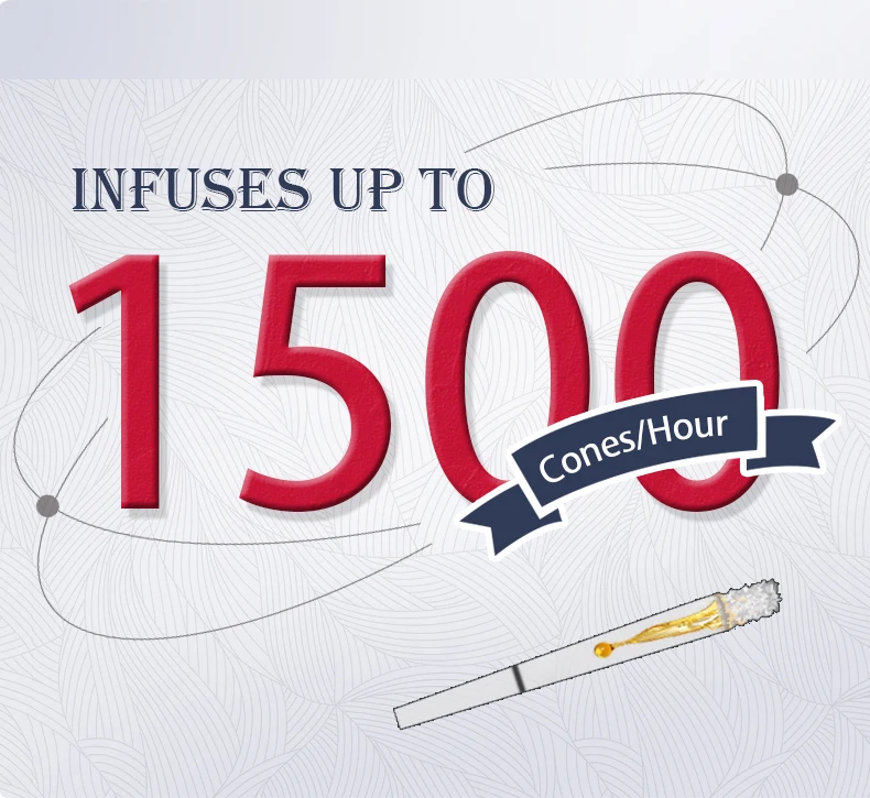 Maywaysky King Size Cone Infusion Machine - 100pcs/time