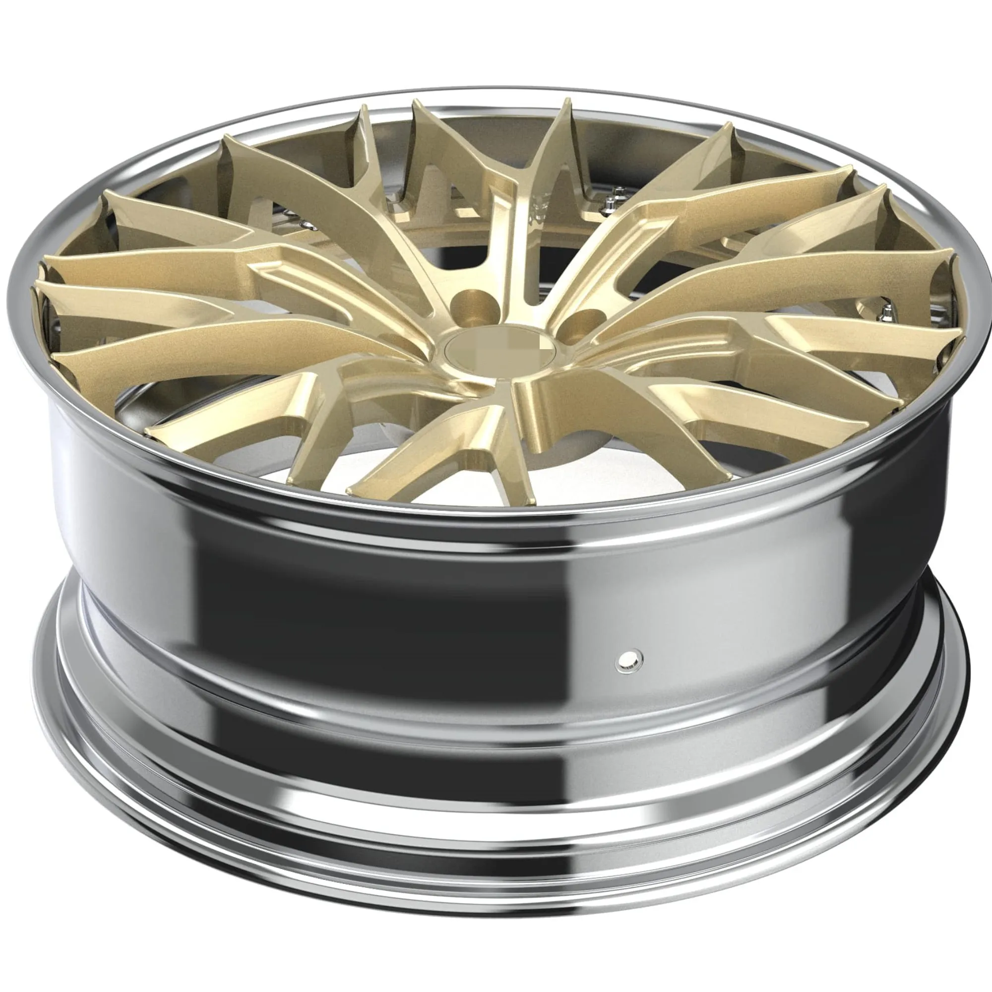 17 18 19 20 Inch Passenger Car Chromed Gold & Silver Machined Rim ...