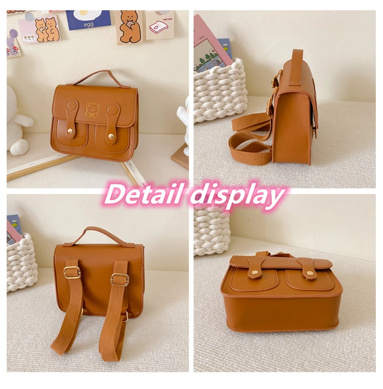 Fashion Mini Leather Backpacks for Kids Mochila Preescolar Toddler ...