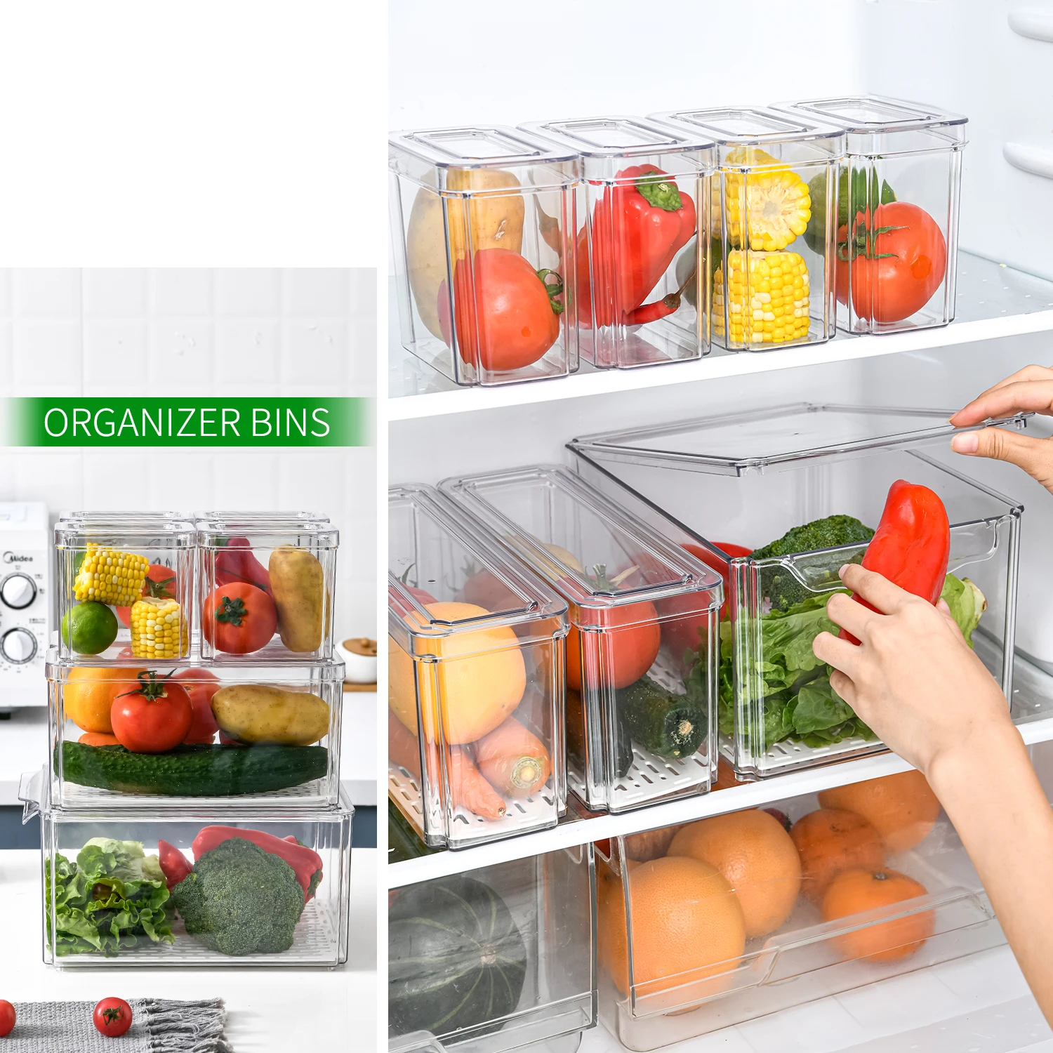 Optimize Kitchen Storage with Roff Food Bins - Fresh & Spacious