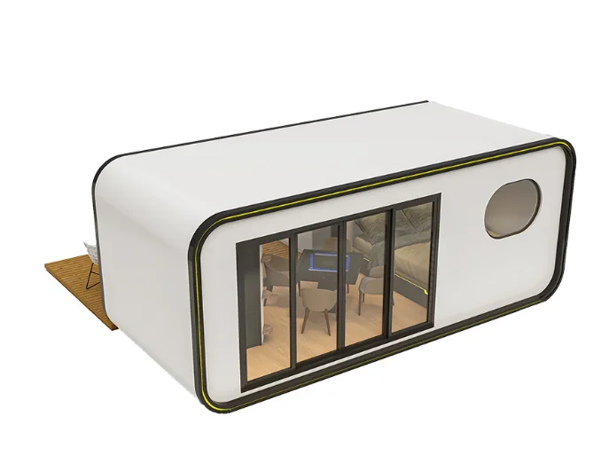 Lightweight Eco-Friendly Modular Container House Mobile Spaceship-Style ...