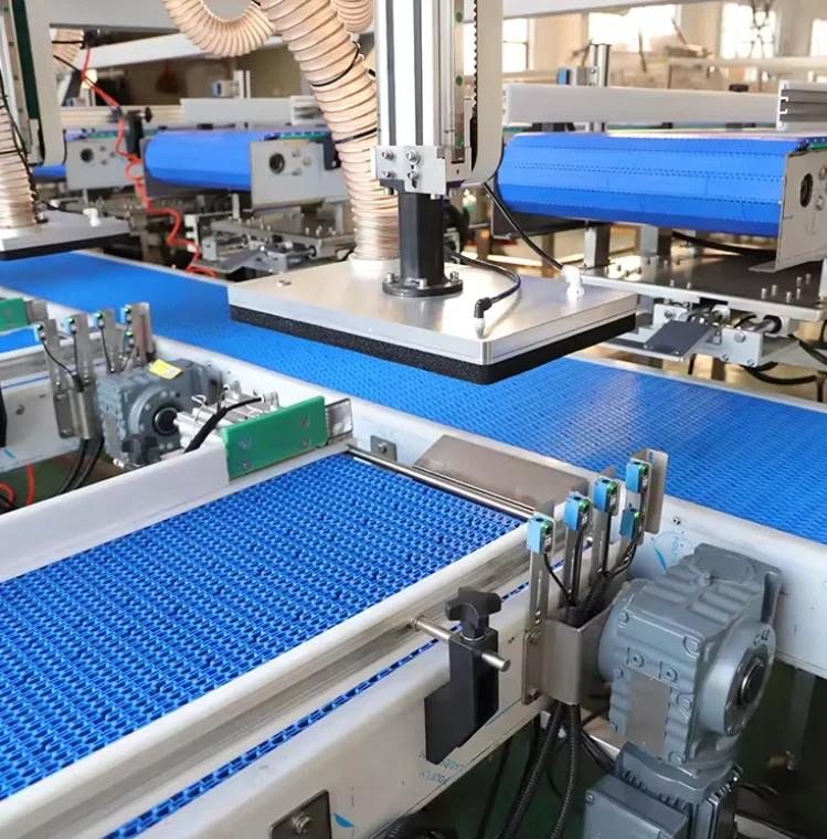 Belt Conveyor Line 90 Degree Circular Conveyor Belt Turning Curved Conveyor