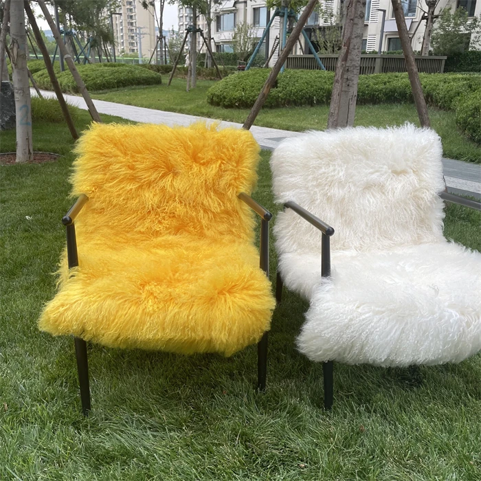 Tibetan Sheepskin Lamb Mongolian Fur Chair Pad| Alibaba.com